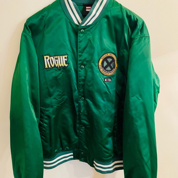 Kith | Jackets & Coats | Green Kith Rogue Varsity Jacket | Poshmark